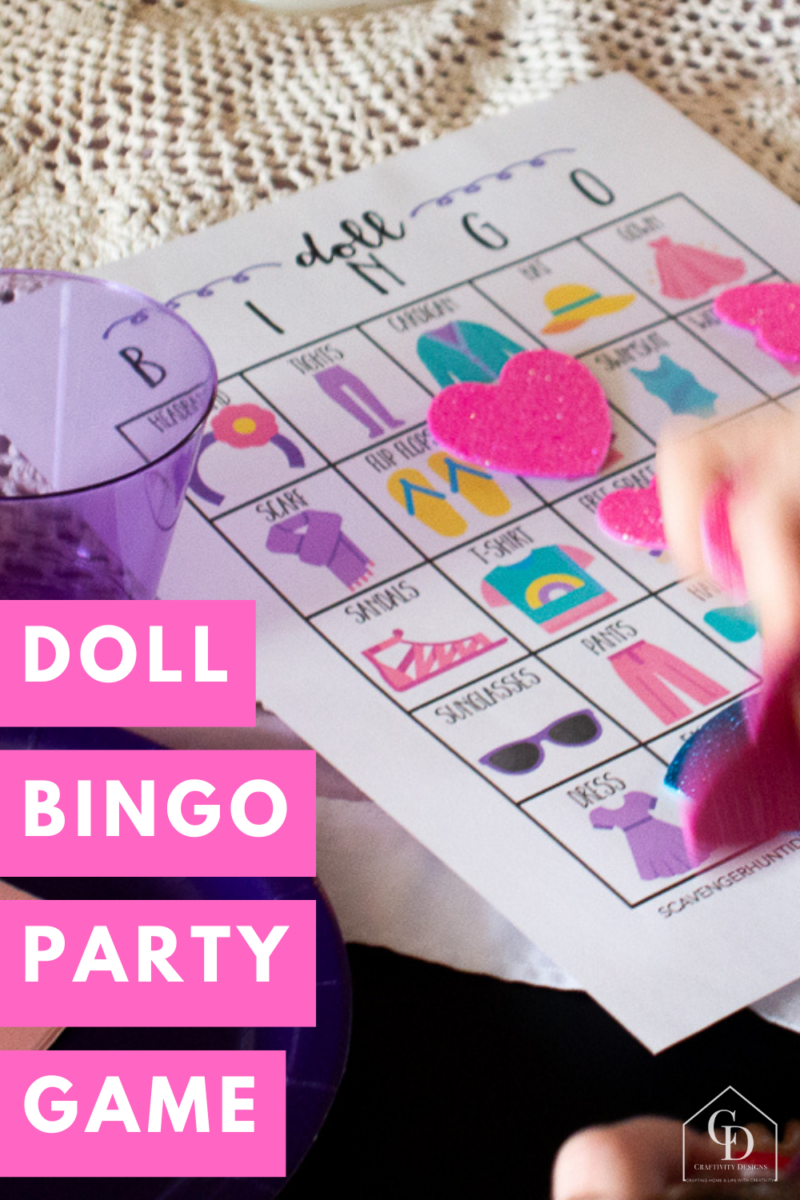 Play Doll Bingo for a Girl's Birthday Party (Barbie or 18 Inch Dolls ...